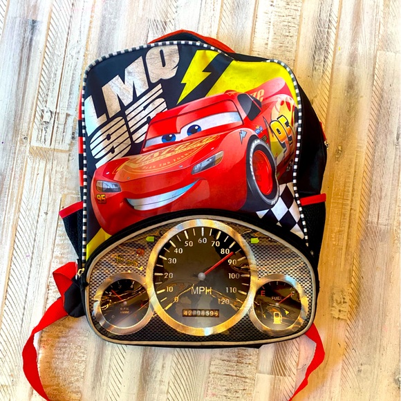 Disney | Accessories | Disney Lightening Mcqueen Backpack | Poshmark